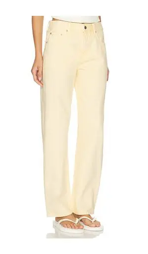 PISTOLA Lexi Mid Rise Bowed Straight Jeans