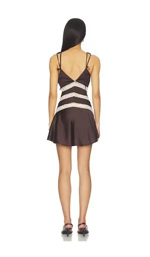 Frankies Bikinis Sedona Satin Mini Dress