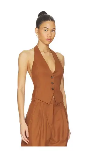 Ronny Kobo Lido Vest - Rust