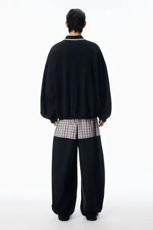 Alexander Wang Long-sleeve Polo Shirt - Black