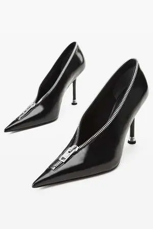 Alexander Wang Akila 105mm Zip Up Pumps
