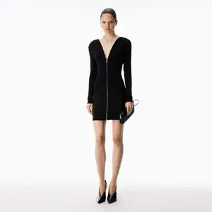 Alexander Wang Continuous Zipper Mini Dress