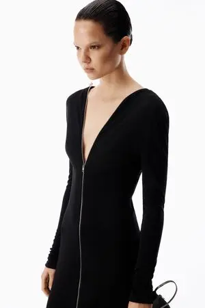 Alexander Wang Continuous Zipper Mini Dress