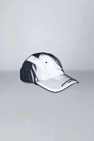 Alexander Wang Gradient Reflective Sport Cap - Black/silver