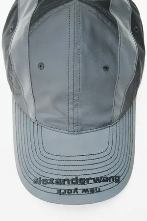 Alexander Wang Gradient Reflective Sport Cap - Black/silver