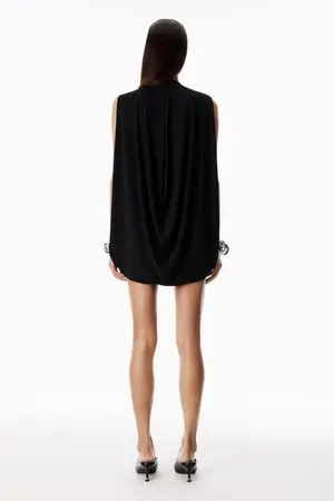 Alexander Wang Drape Back Mini Dress