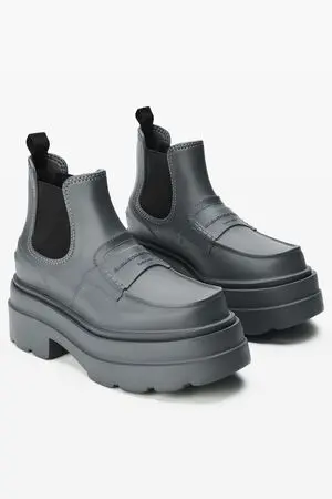 Alexander Wang Carter Platform Rain Boots - Grey