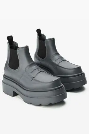 Alexander Wang Carter Platform Rain Boots - Grey