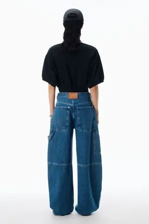 Alexander Wang Mid-rise Wide-leg Jean