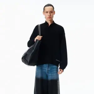 Alexander Wang Turtleneck Henley - Black