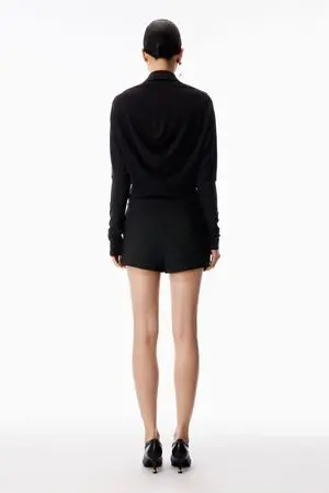Alexander Wang Cowl Placket Top