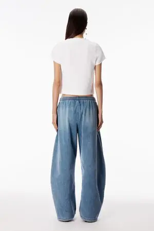 Alexander Wang Puff Logo Baby Tee - White