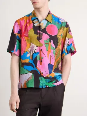 Paul Smith Printed Voile Shirt - Multi