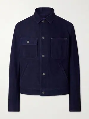 Ralph Lauren Purple Label Suede Field Jacket