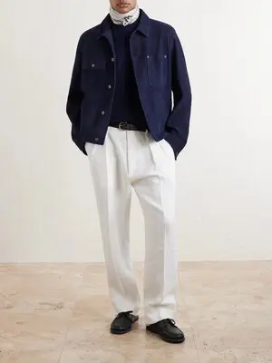 Ralph Lauren Purple Label Suede Field Jacket