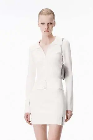 Alexander Wang Long Sleeve Polo Shirt