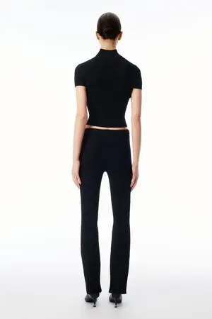 Alexander Wang Debossed Logo Fitted Top