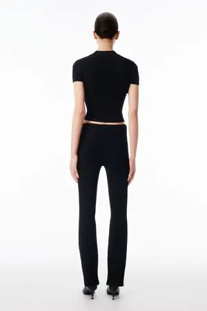 Alexander Wang Debossed Logo Fitted Top