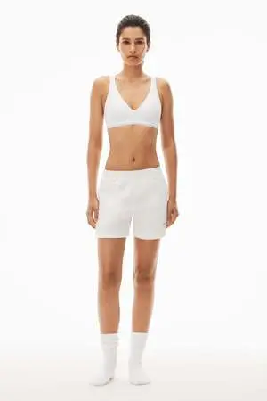 Alexander Wang Short In Heavy Cotton Jersey