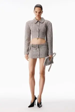 Alexander Wang Crochet Tweed Jacket
