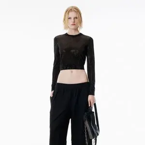 Alexander Wang Crystal Pullover