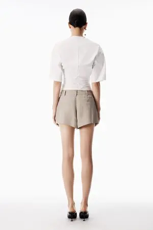 Alexander Wang Drawcord Mid-rise Tailored Short