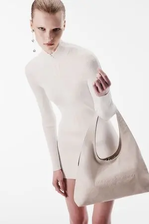 Alexander Wang Pike Medium Shoulder Bag - Vanilla