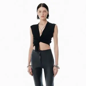 Alexander Wang Merino Wool Nameplate Top
