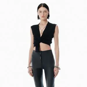 Alexander Wang Merino Wool Nameplate Top