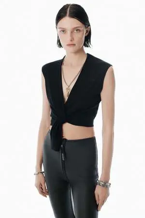 Alexander Wang Merino Wool Nameplate Top
