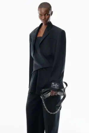 Alexander Wang Rocco Slim Flap Bag - Black