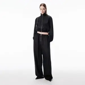 Women's Track Pants with Front Zip