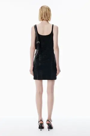 Alexander Wang Crystal Hotfix Dress - Black