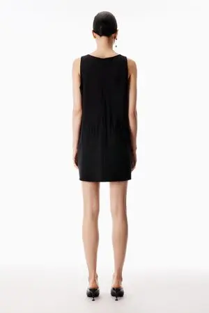 Alexander Wang Ruched Waist Mini Tank Dress