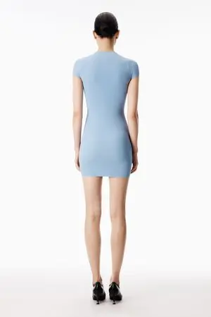 Alexander Wang Knit Logo Mini Dress