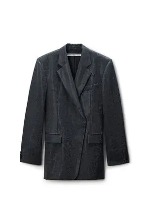 Alexander Wang Crystal Embellished Blazer Dress