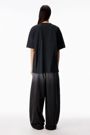 Alexander Wang Short Sleeve Embossed Halo Tee