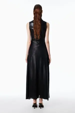 Alexander Wang Sleeveless Turtleneck Maxi Dress