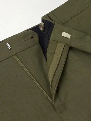 Paul Smith Slim-fit Tapered Linen Suit Trousers