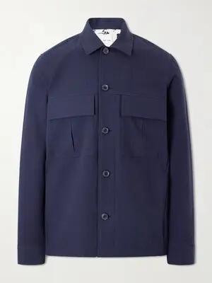 Paul Smith Cotton-blend Seersucker Overshirt