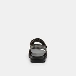 COACH Signature Jacquard Double Strap Sandal - Deep Blue Multi