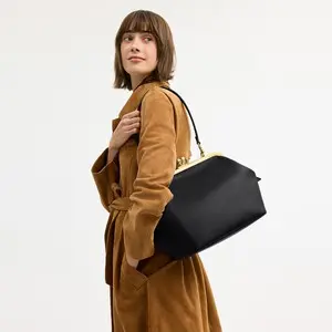 COACH Kisslock Frame Bag 27 - Brass/black