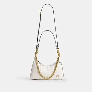 COACH Juliet Shoulder Bag 25 With Quilting - Brass/chalk
