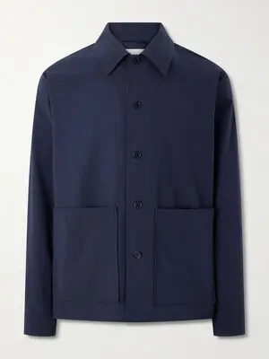 Nn07 Blaze 10038 Ribbed Woven Overshirt
