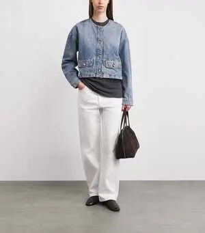 ANINE BING Blanche Denim Jacket - Blue