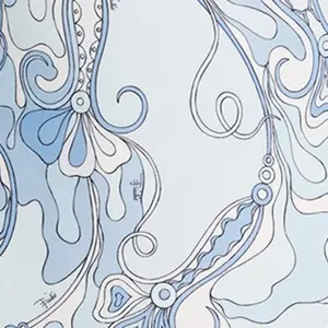 Emilio Pucci Orchidee Halterneck Swimsuit