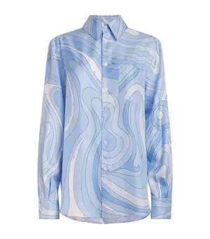 Emilio Pucci Silk Oversized Shirt