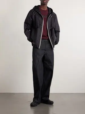 Moncler Logo-appliquéd Shell Hooded Jacket