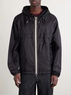 Moncler Logo-appliquéd Shell Hooded Jacket