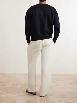 WTAPS Sign-yd Cotton-jersey Sweatshirt - Black